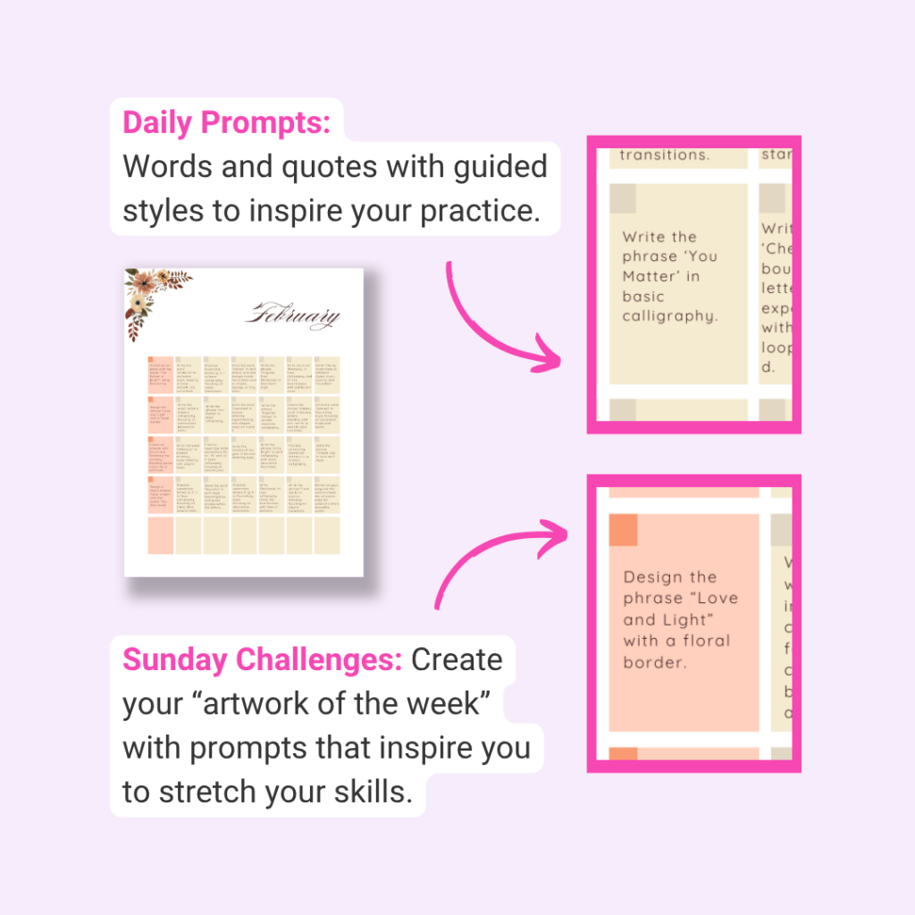 NEW 365 Days of Calligraphy Practice Planner (undated) – Seven Brush ...
